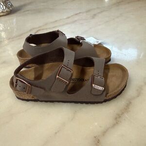 Birkenstock | Shoes | Birkenstock Brown Kids Sandals | Poshmark